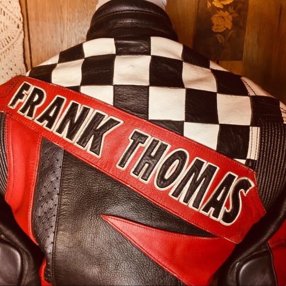 Vintage | Jackets & Coats | 8s Frank Thomas Racing Leathers | Poshmark